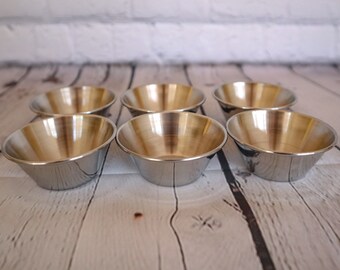 Vintage Metal Cups - Etsy