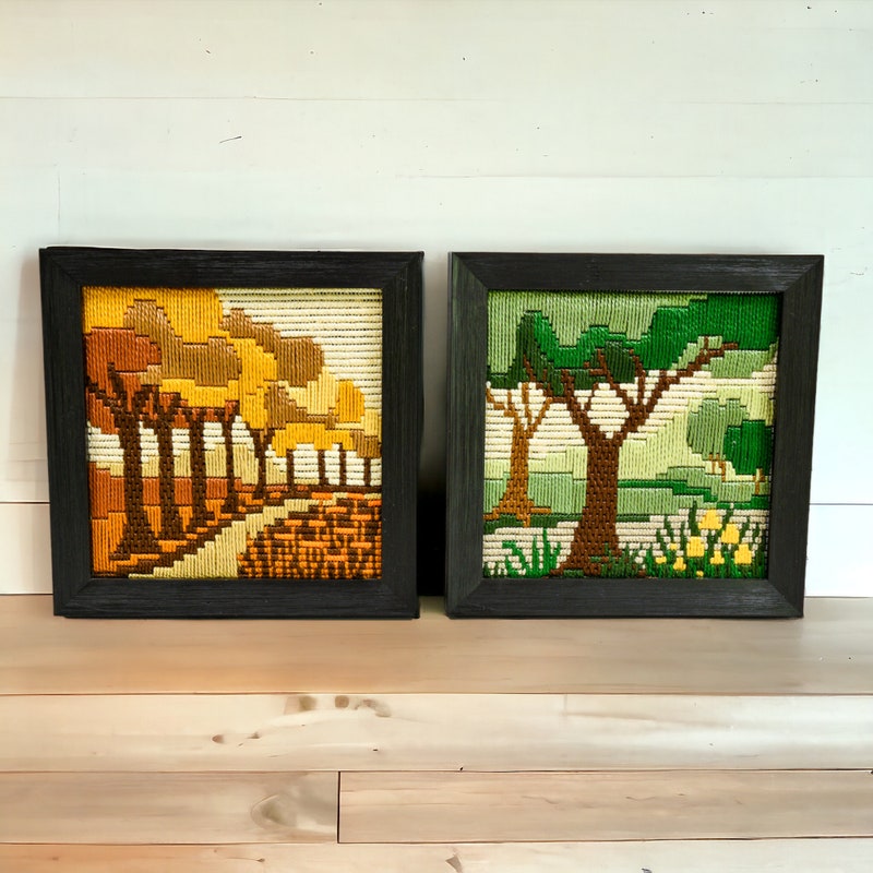 Needlepoint Wall Art - Etsy