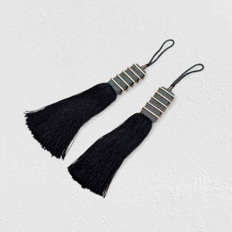 French Key Tassel - Etsy