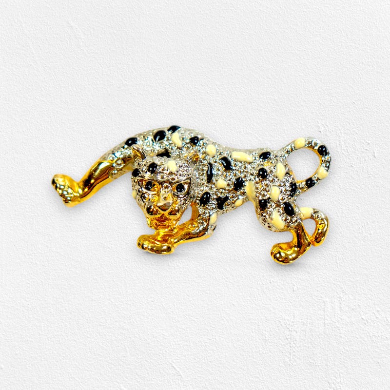 Leopard Brooch Pin - Etsy