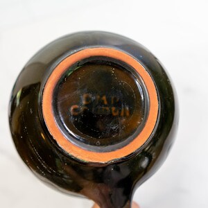 Vintage Blue Mountain Pottery Pitcher Vase | Green Drip Glaze | 10.75 ...