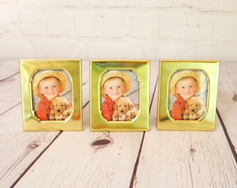 Miniature Brass Photo Frames - Etsy