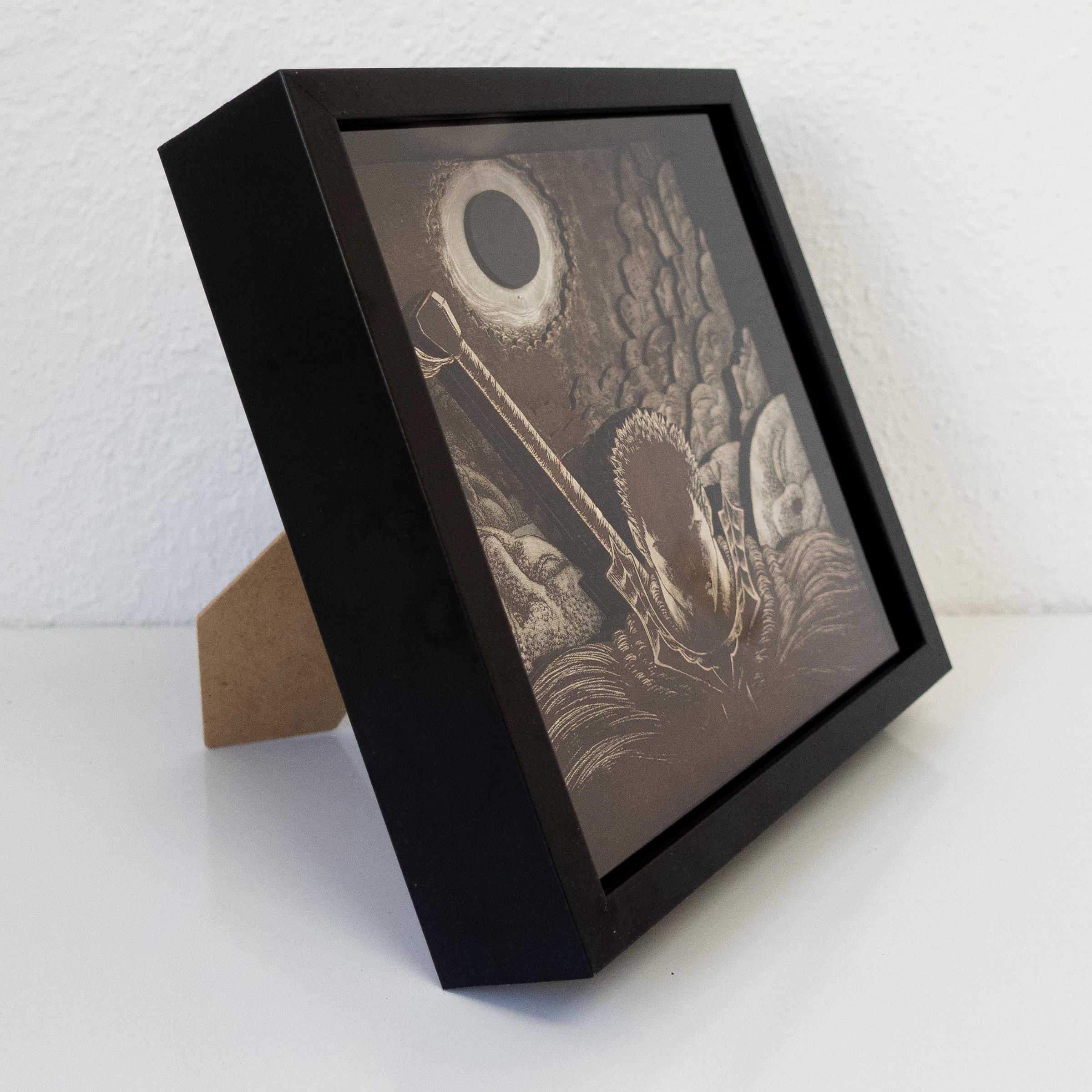 GUTS in Eclipse BERSERK WOOD Art Panel - 12 Layer Laser-cut Wooden Wall ...
