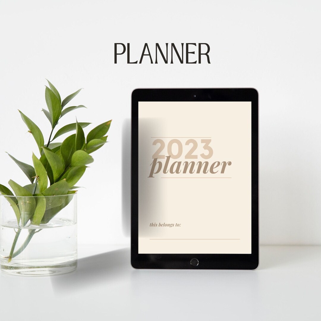 Planner Digital Planners Handmade - Etsy