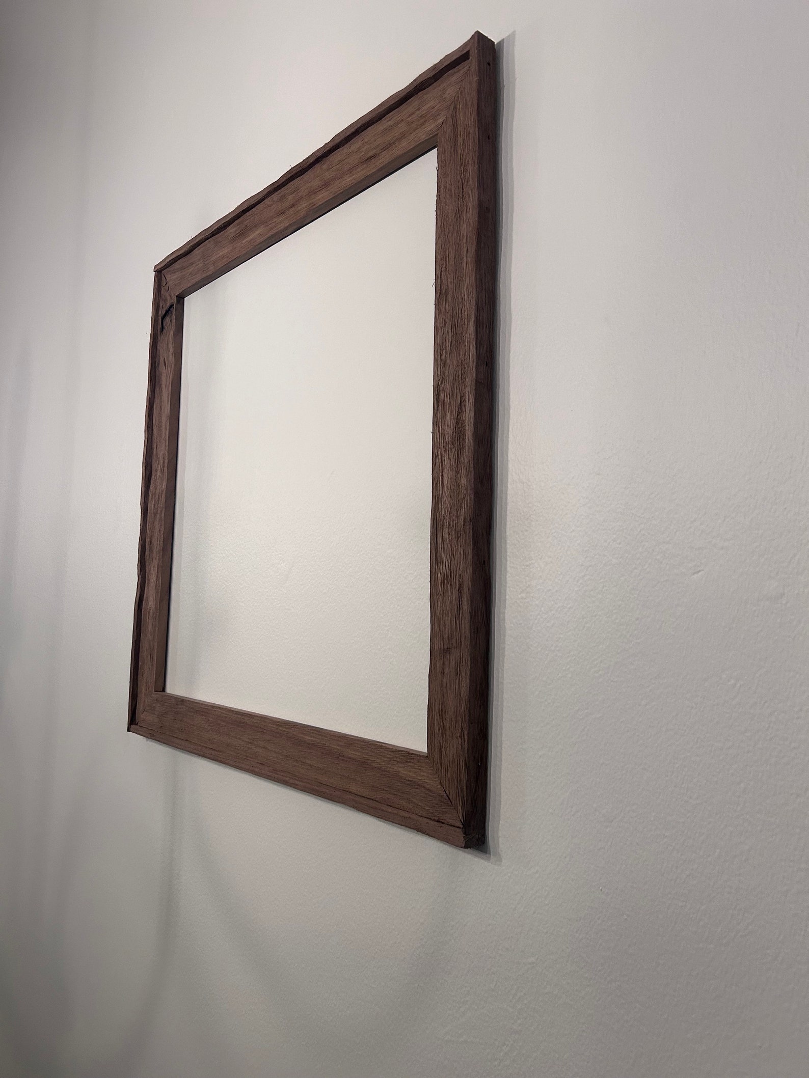 Handmade Aged Rustic Walnut Picture Frame - Etsy