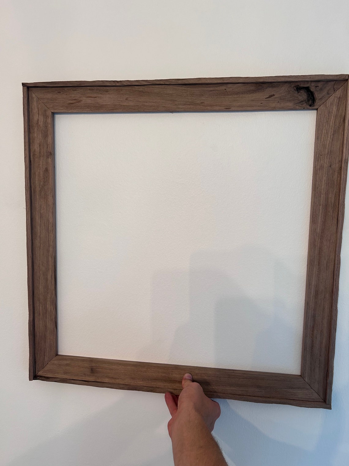 Handmade Aged Rustic Walnut Picture Frame - Etsy