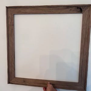Handmade Aged Rustic Walnut Picture Frame - Etsy