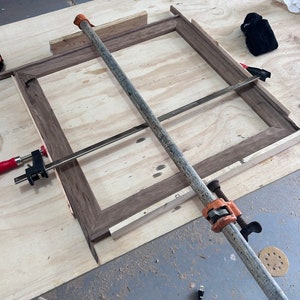 Handmade Aged Rustic Walnut Picture Frame - Etsy