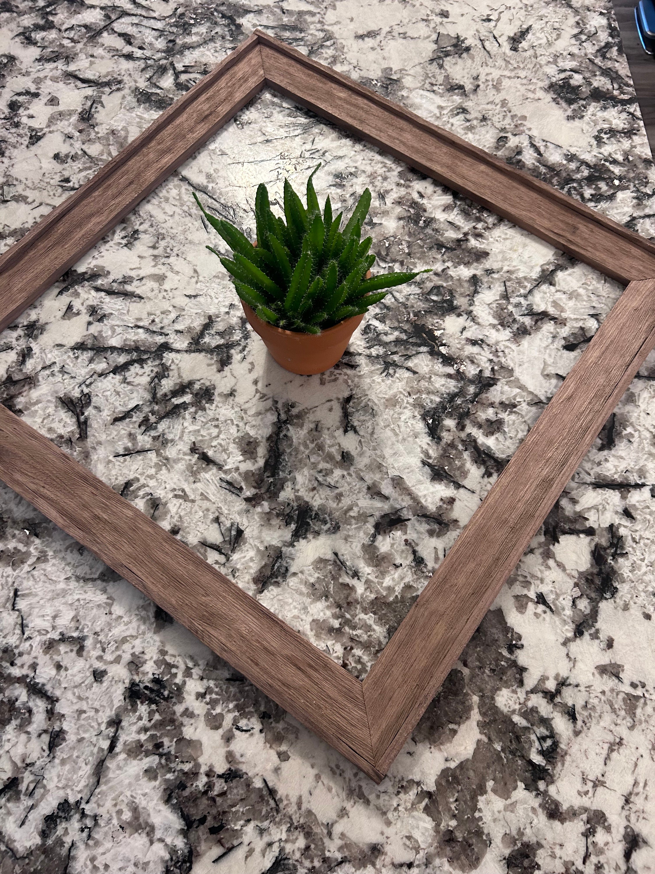 Handmade Aged Rustic Walnut Picture Frame - Etsy