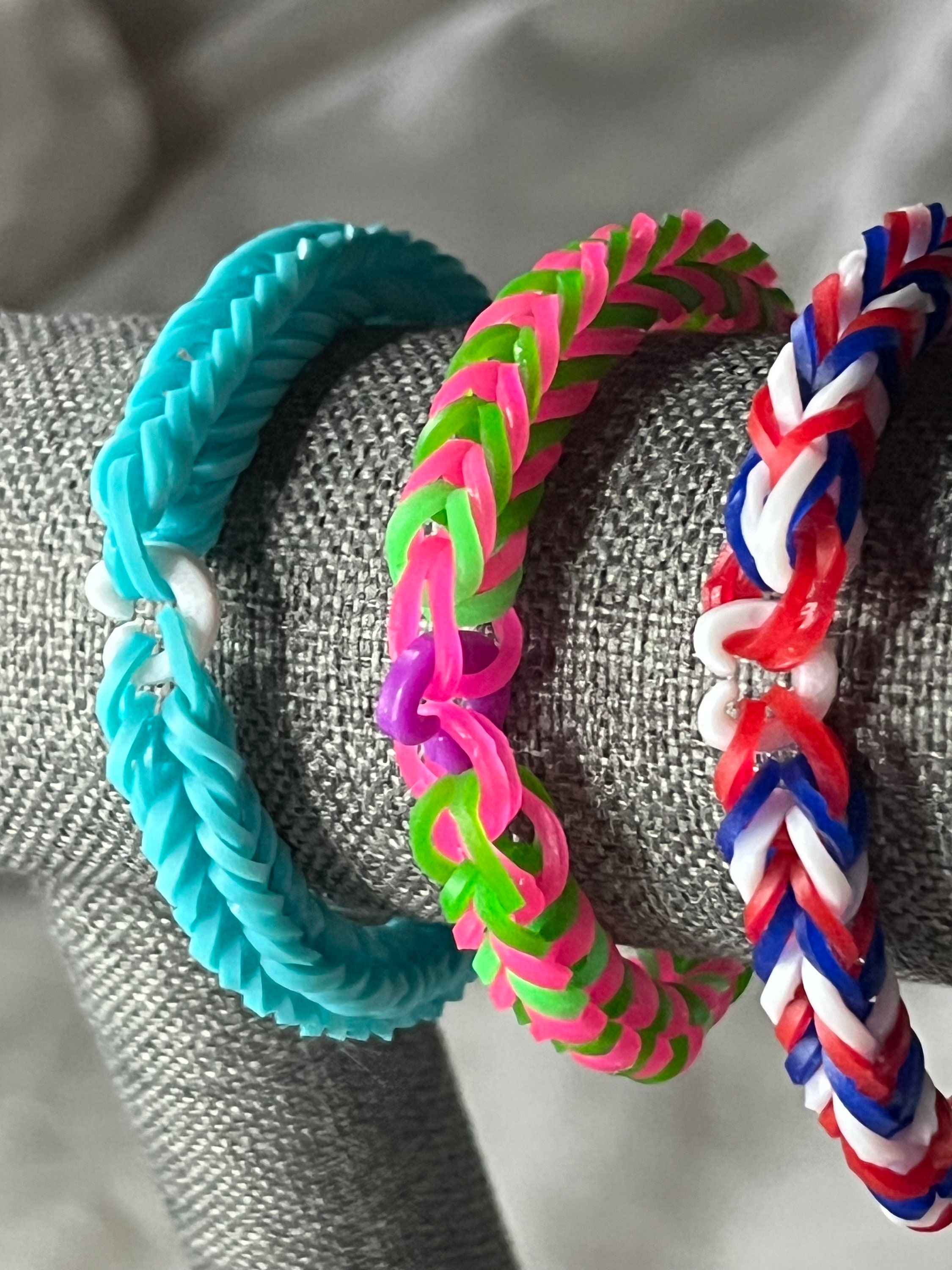 Rainbow Loom Fishtail Friendship Bracelet - Etsy