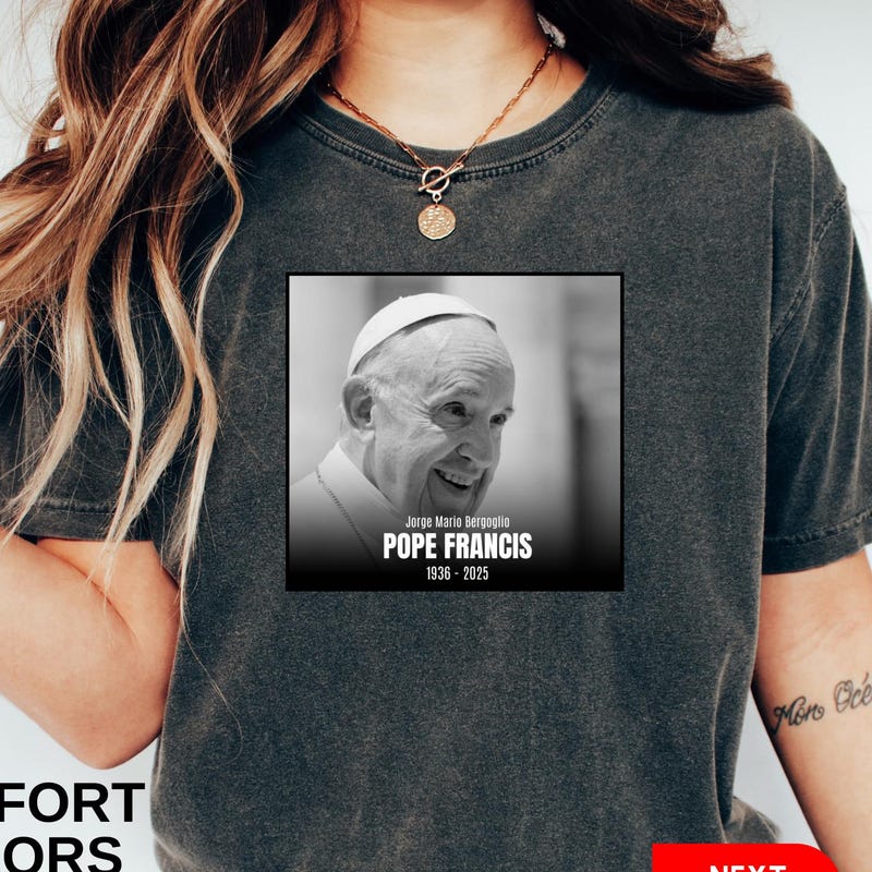 Pope Francis Tshirt - Etsy