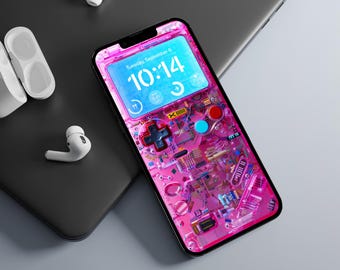 4k Gameboy Pink Console Original Mobile Wallpaper, Whimsical Wallpapers ...