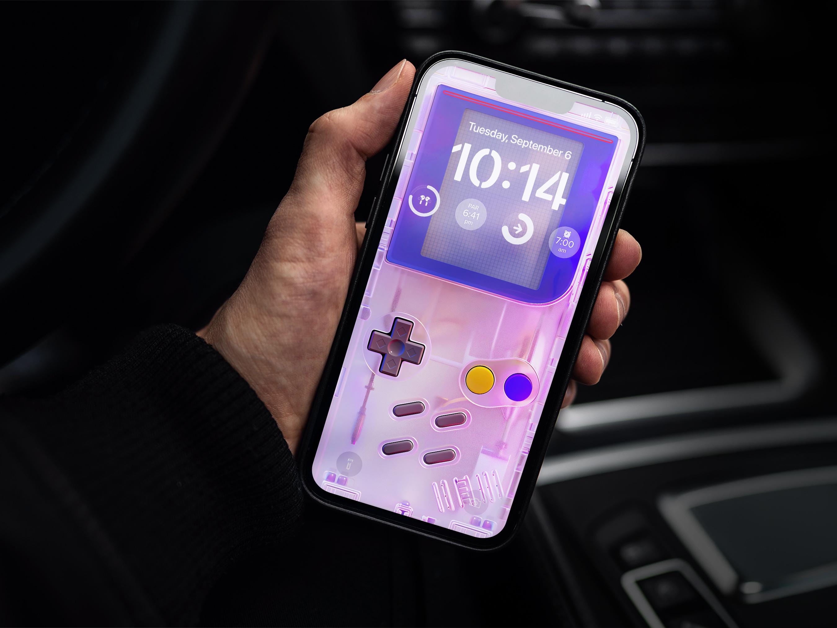 4k Retro Game Pink Console Original Mobile Wallpaper, Whimsical ...