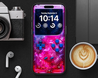 4k Retro Game Pink Console Original Mobile Wallpaper, Whimsical ...