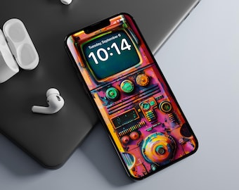 4k Retro Game Pink Console Original Mobile Wallpaper, Whimsical ...