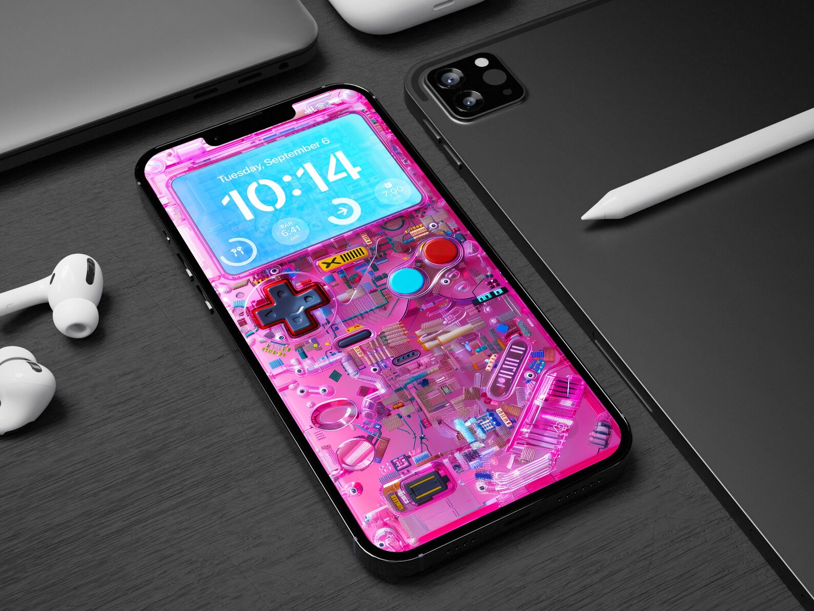4k Gameboy Pink Console Original Mobile Wallpaper, Whimsical Wallpapers ...