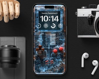 4k Retro Game Green Console Original Mobile Wallpaper, Whimsical ...