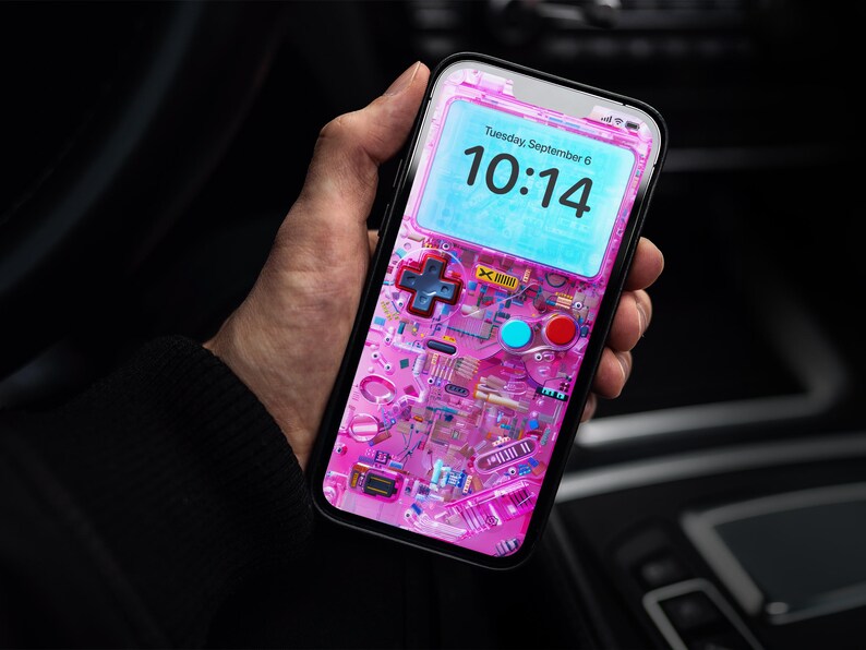 4k Gameboy Pink Console Original Mobile Wallpaper, Whimsical Wallpapers ...