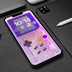 4k Retro Game Pink Console Original Mobile Wallpaper, Whimsical ...