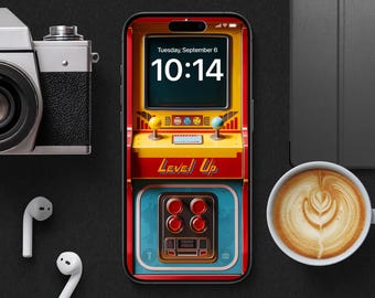 4k Street Style Arcade Video Game Machine, Mobile Wallpaper for iPhone ...