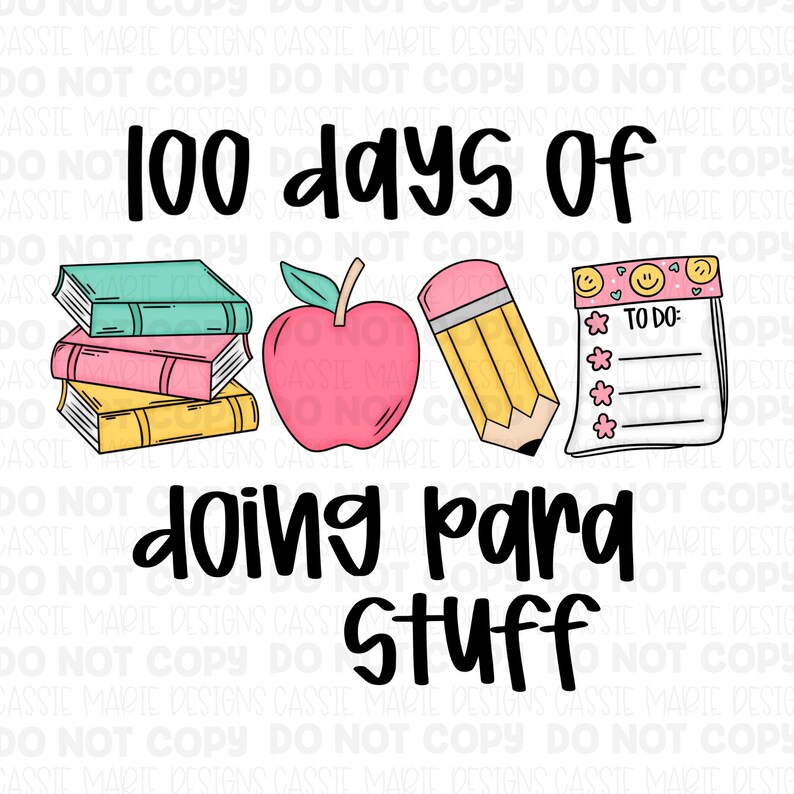 100 Days of School PNG | 100 Days of Doing Para Stuff Png | School Png ...