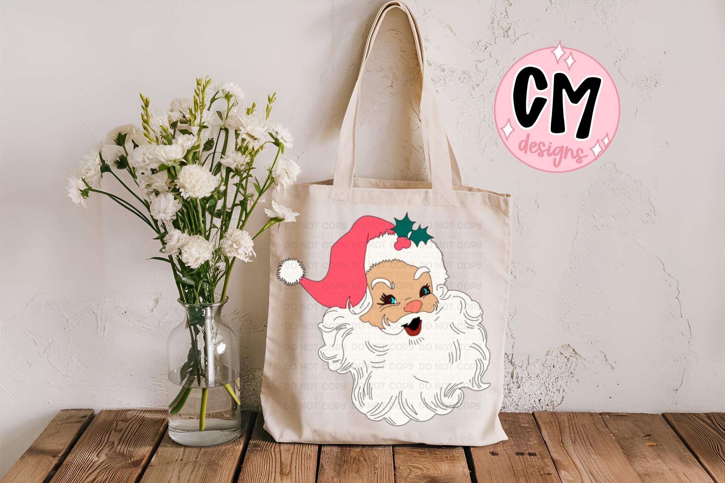 Retro Santa Png Preppy Santa Png Santa Png Retro Png Preppy Png ...