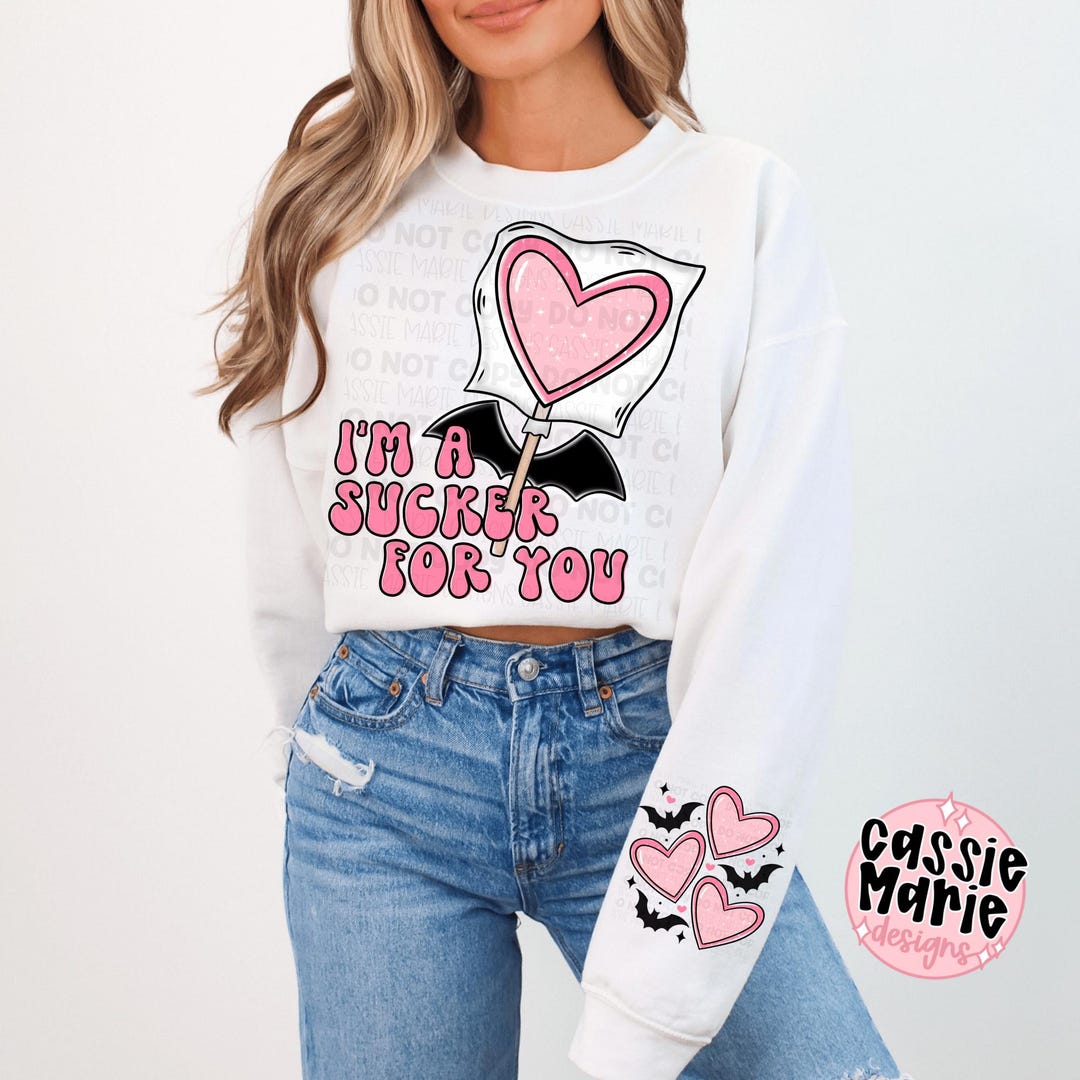 I’m A Sucker for You Png | Valentine’s Png | Valentine’s Day Png | Hand ...