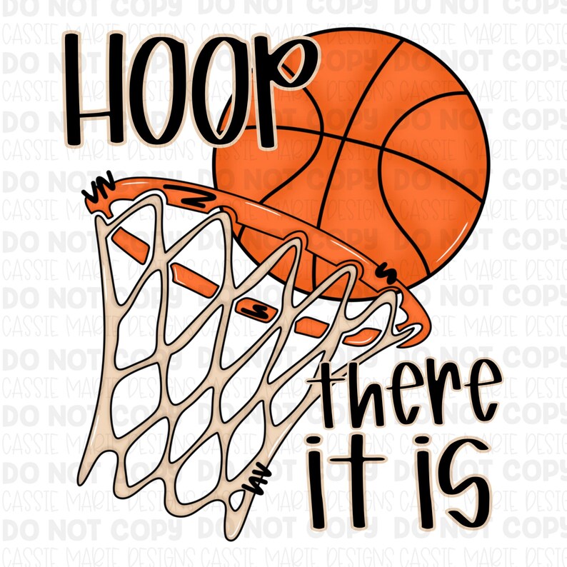 Hoop There It is PNG | Basketball Png | Basketball Game Day Png ...