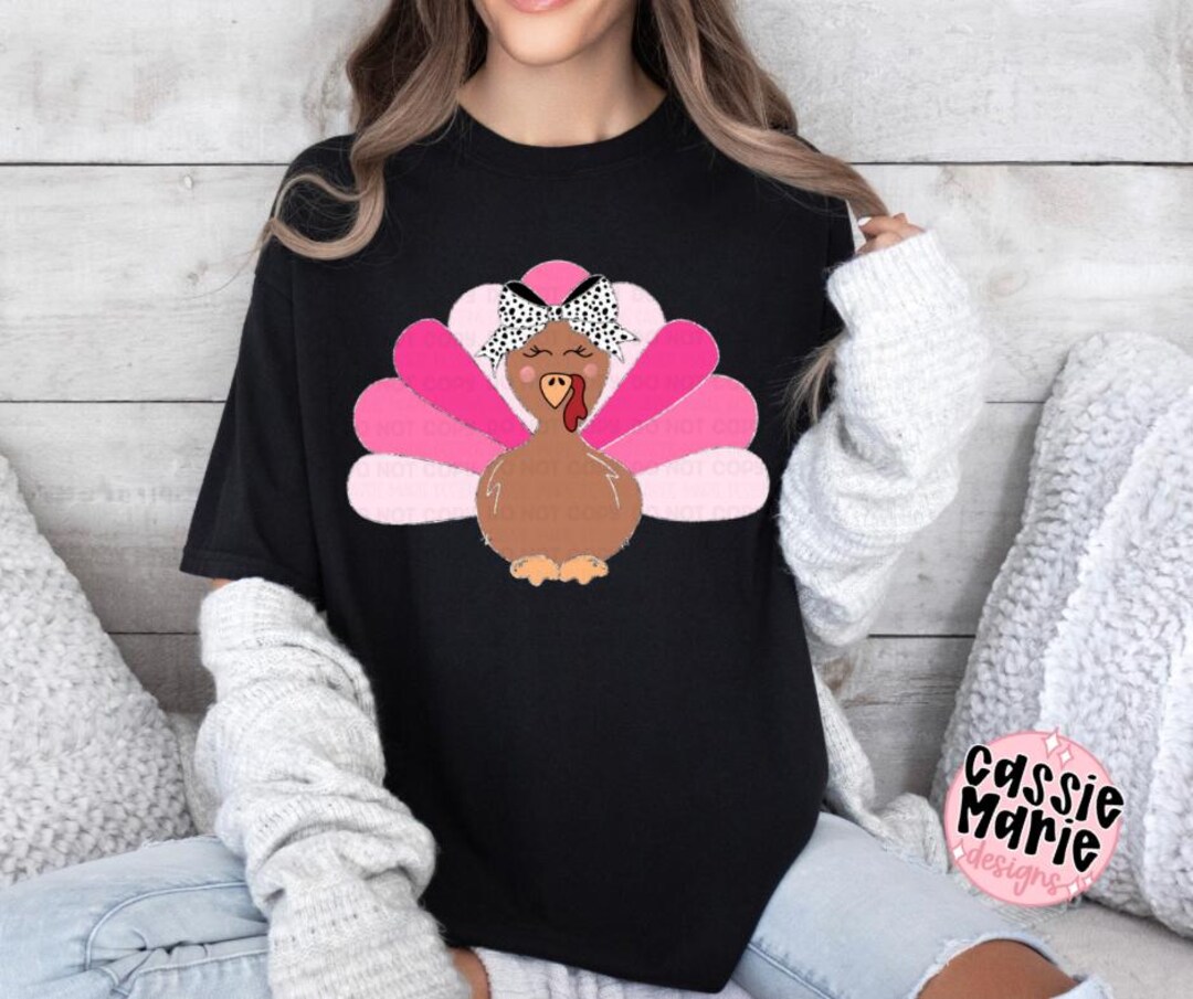 Coquette Turkey Png | Thanksgiving Png | Brush Stroke Turkey Png ...