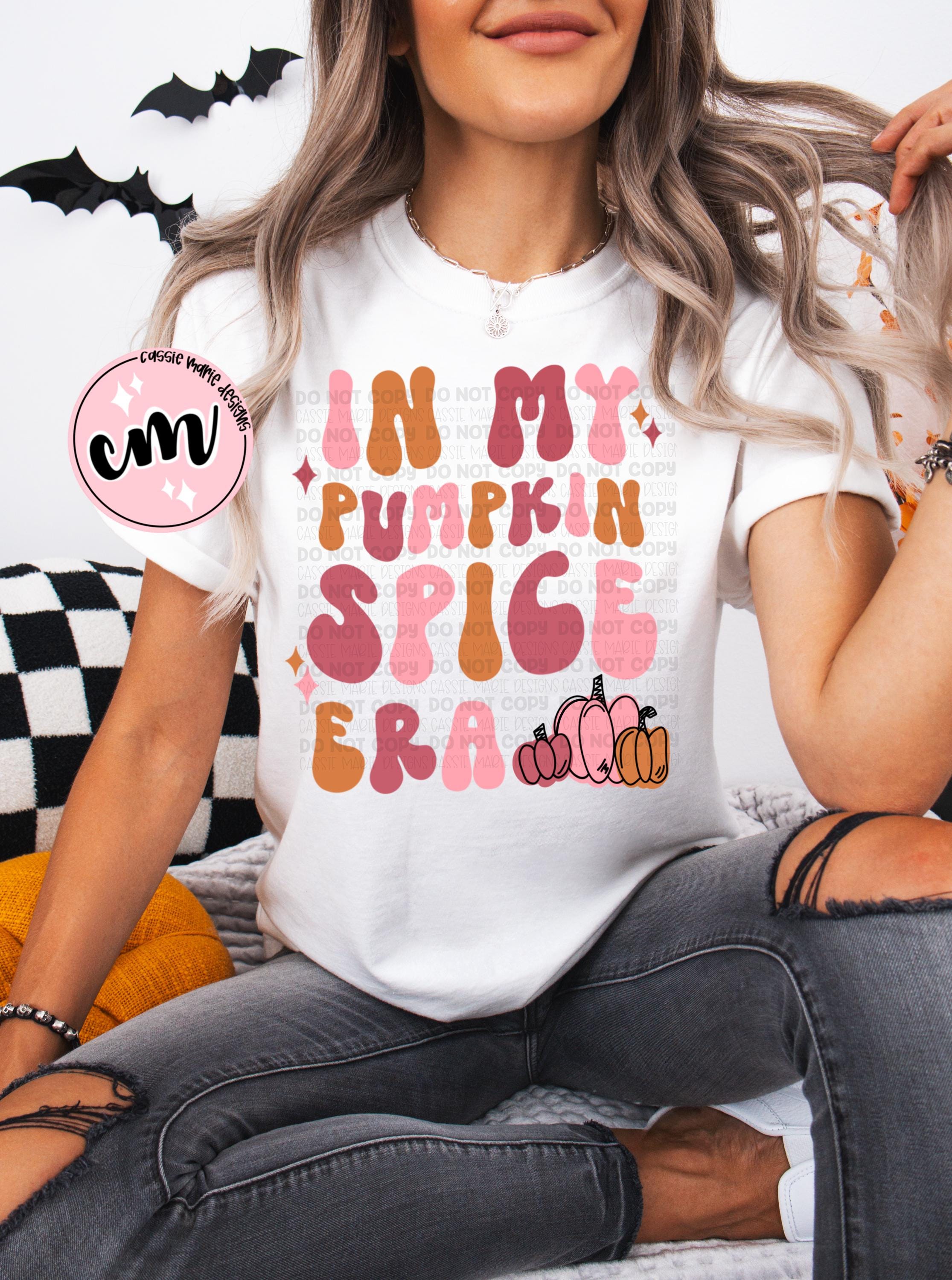 In My Pumpkin Spice Era Png | Pumpkin Spice Png | Pumpkins Png | Retro ...