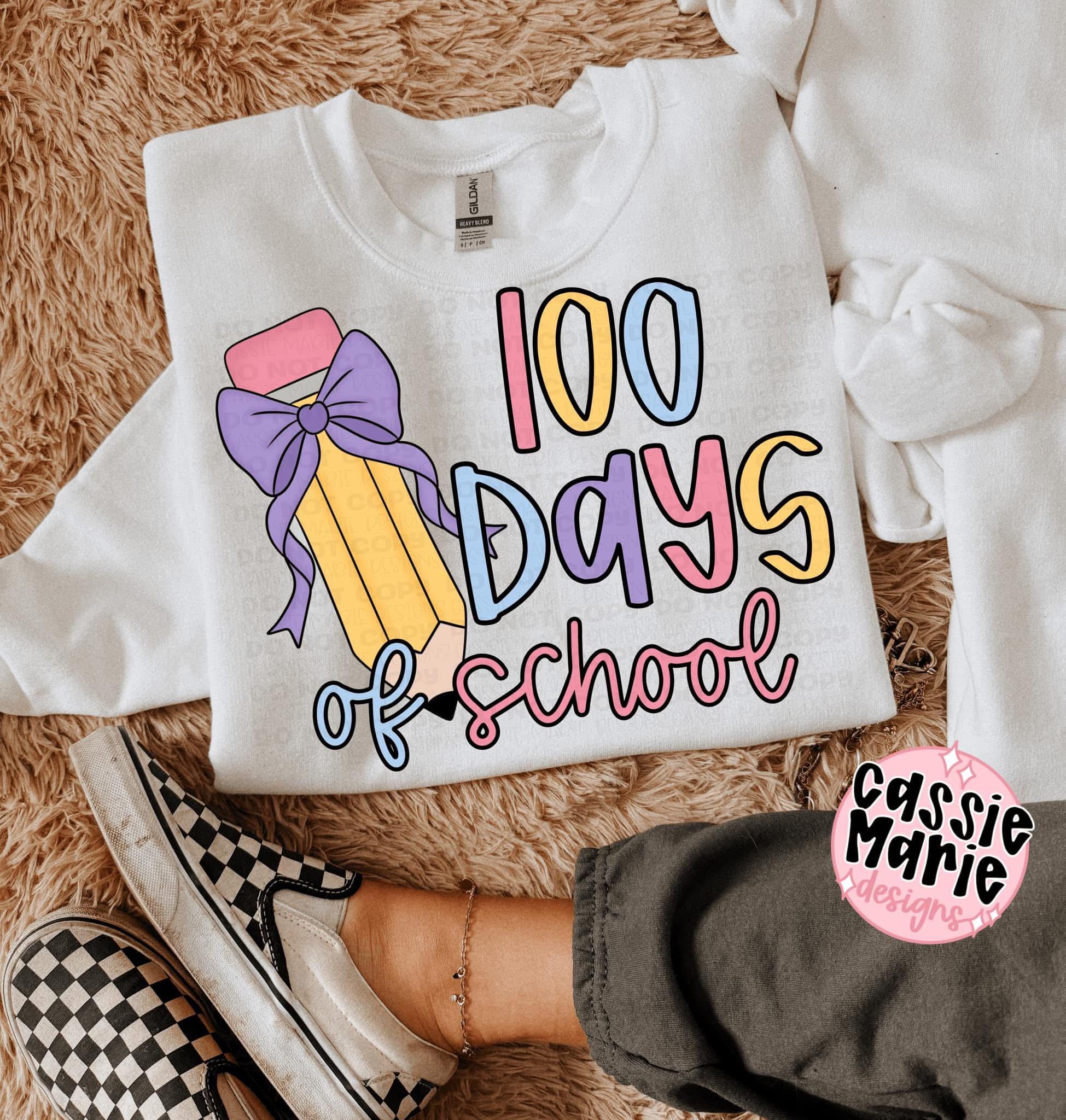100 Days of School PNG | Coquette Pencil Png | School Png | Teacher Png ...