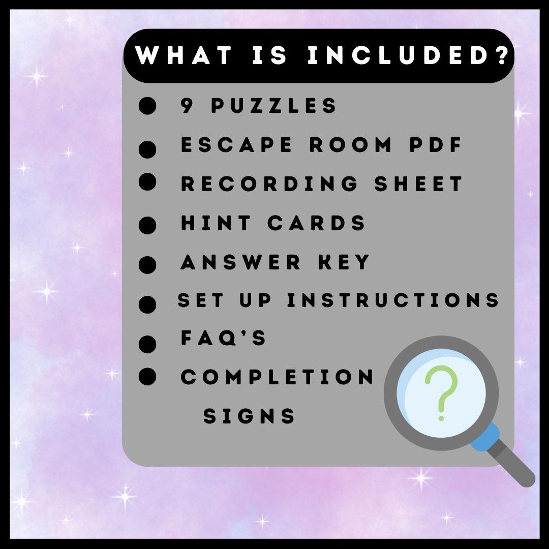 Wizard Escape Room for Kids - Printable Party Game – Magic Escape Room ...