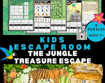 Escape Room for Kids - Printable Party Game – Pirate Escape Room Kit ...