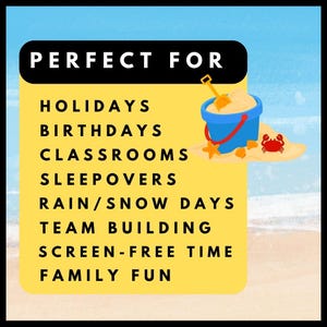 Beach and Ocean Escape Room for Kids - Printable Party Game – Summer ...