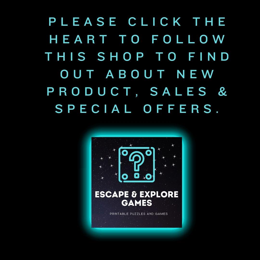 Yeti Winter Christmas Scavenger Hunt for Kids; Printable Puzzle Game ...