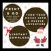 Santa Christmas Scavenger Hunt for Kids; Printable Puzzle Game, Indoor ...