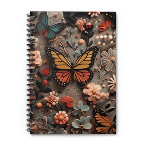 Student Essential: Butterfly Notebook for School, College Notebook ...