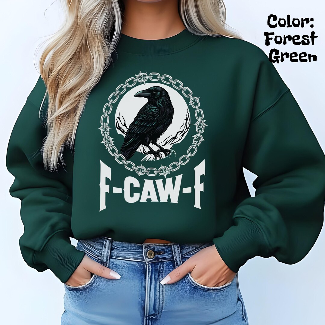 Raven Sweatshirt, Crow Sweater, Unisex Heavy Blend Crewneck, Bird ...