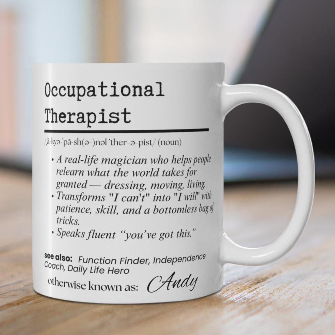 Personalized Occupational Therapist Mug: OT Definition Gift - Etsy ...