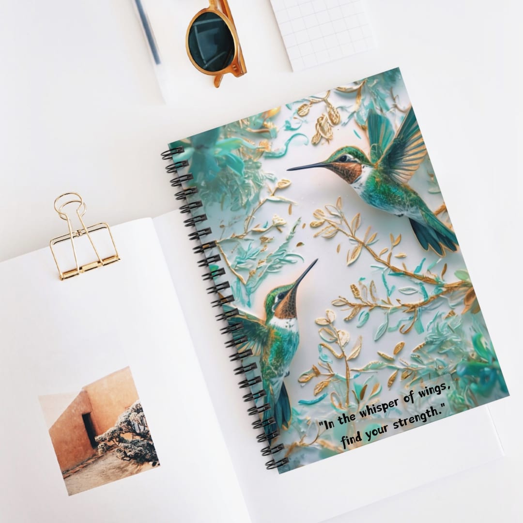 Hummingbird Notebook, Hummingbird Art, Hummingbird Design, School ...