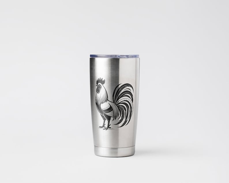 Gallo SVG, Archivo Digital para Corte Láser, Cricut, Sublimación, 4 ...