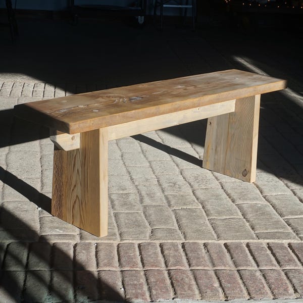 Reclaimed Wood Bench - Etsy