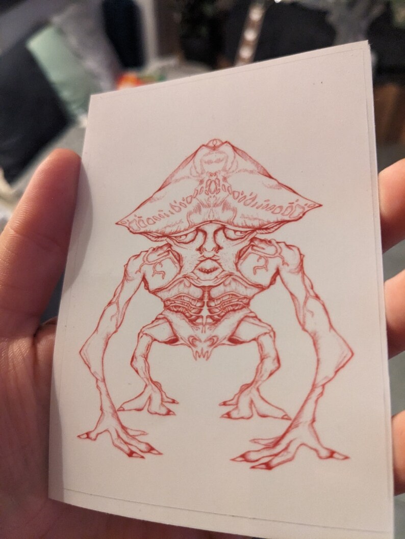 1x Sticker "mushroom Head" by Lonismonis - Etsy