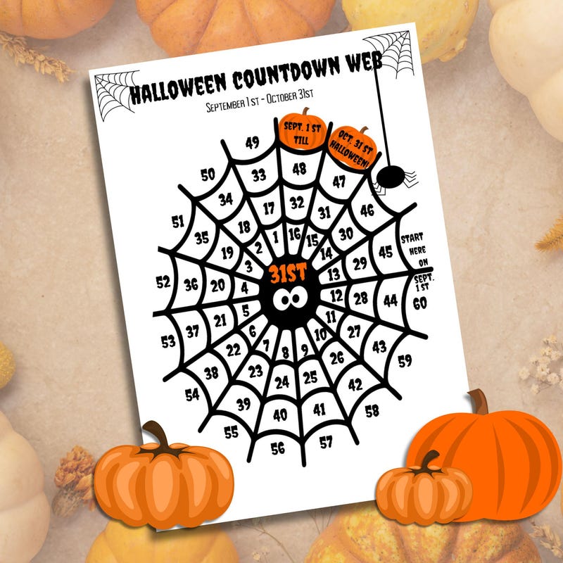 Halloween Countdown - Etsy