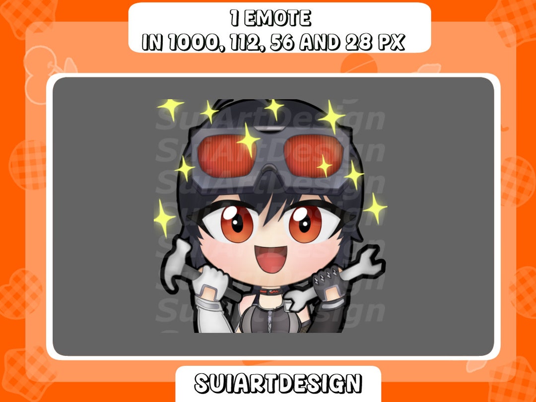 Zenless Zone Zero Grace Excited Emote for Twitch, Discord, Youtube - Etsy