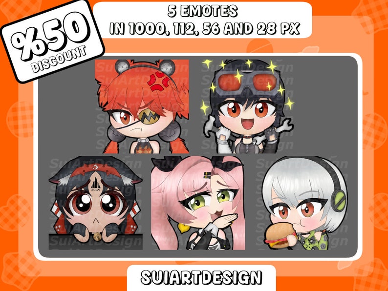 Zenless Zone Zero EMOTE PACK for Twitch, Discord, Youtube - Etsy