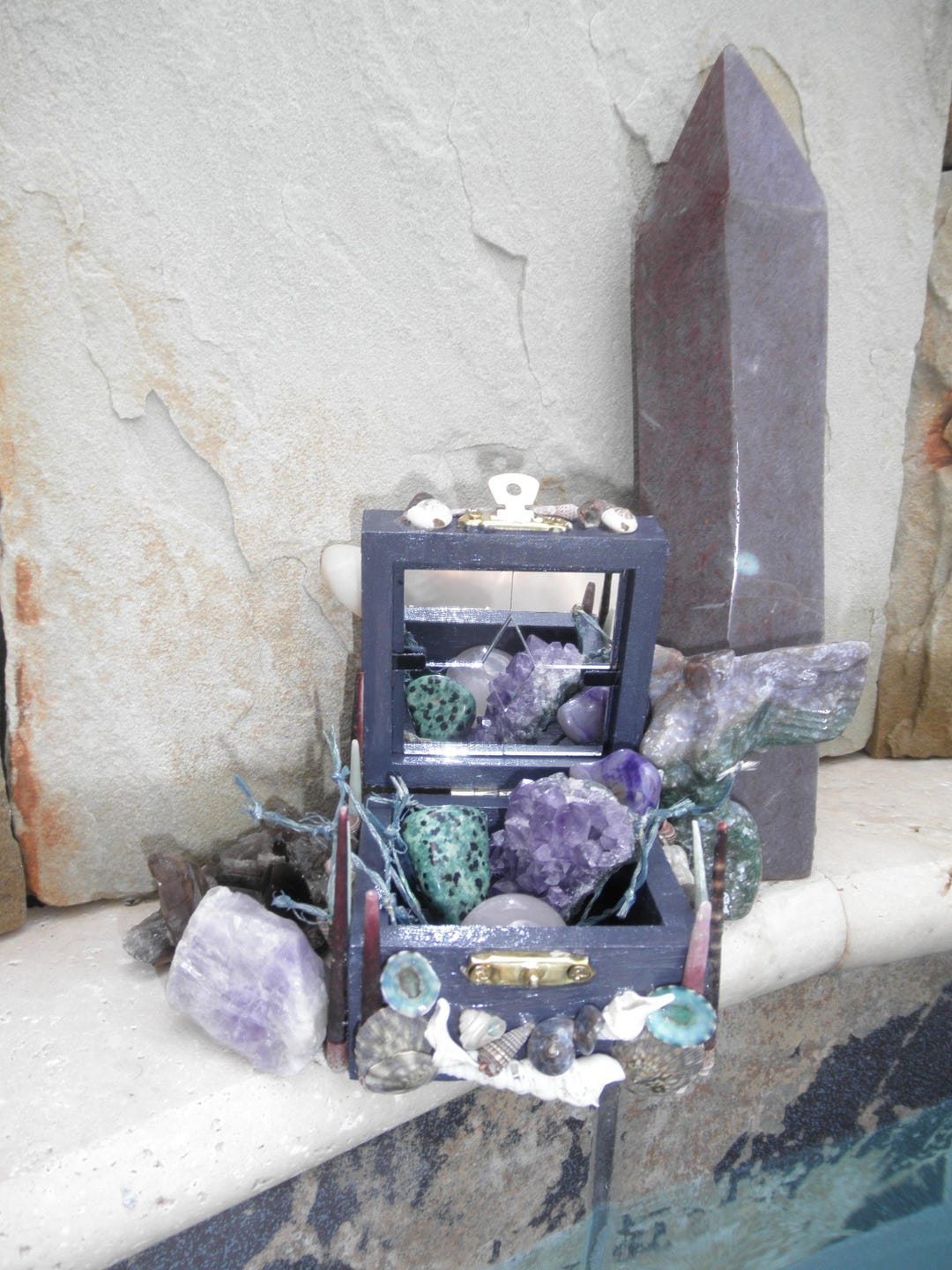 Sinister Siren Mirrored Shell Box - Etsy