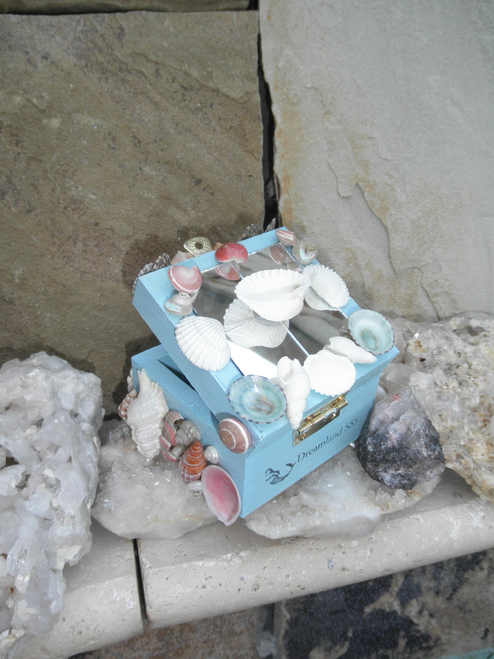 Ethereal Nereid Mirrored Shell Box - Etsy