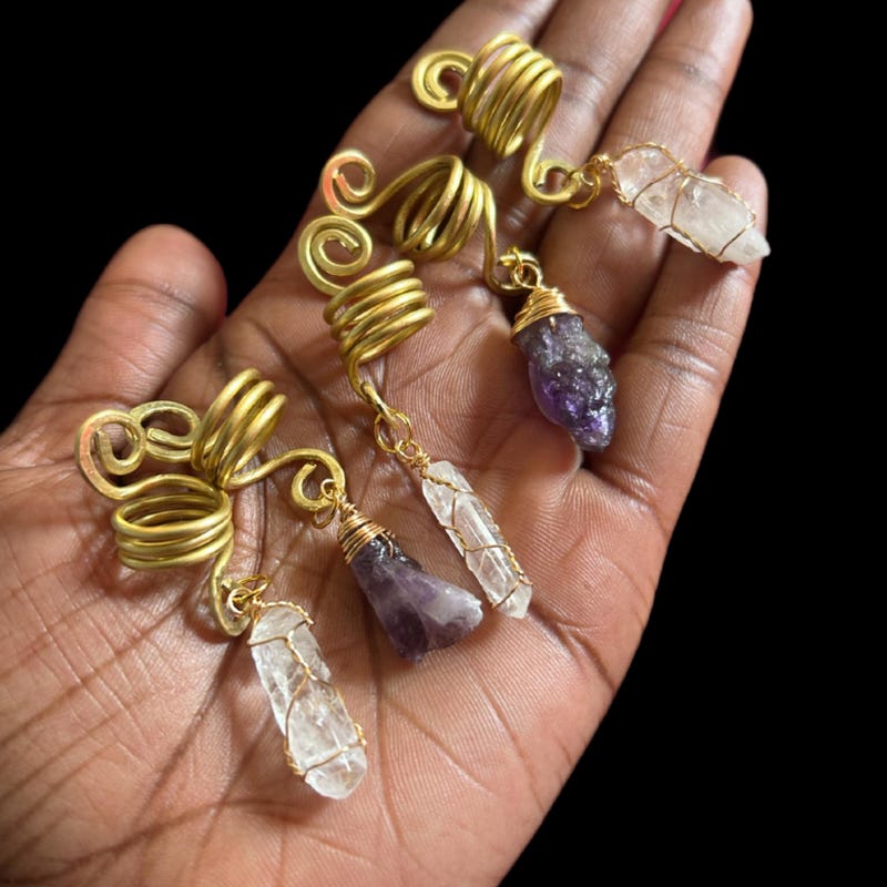 Crystal Loc Jewelry - Etsy