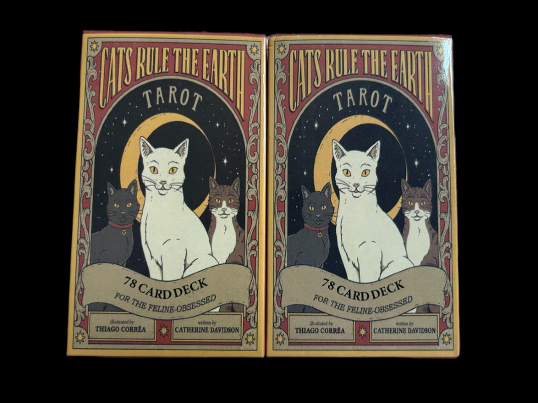 Cats Rule the Earth Tarot Cards - Etsy